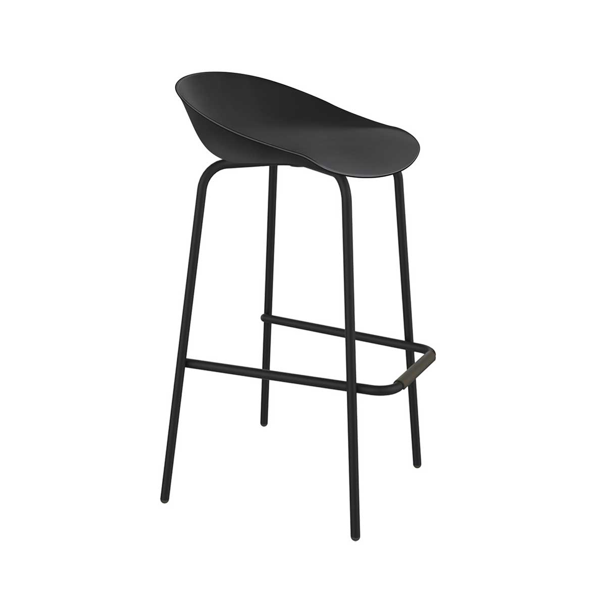 Барный стул Sheffilton SHT-ST19/S29 черный/черный муар 8030296502 ⚡ - купить с доставкой по ...