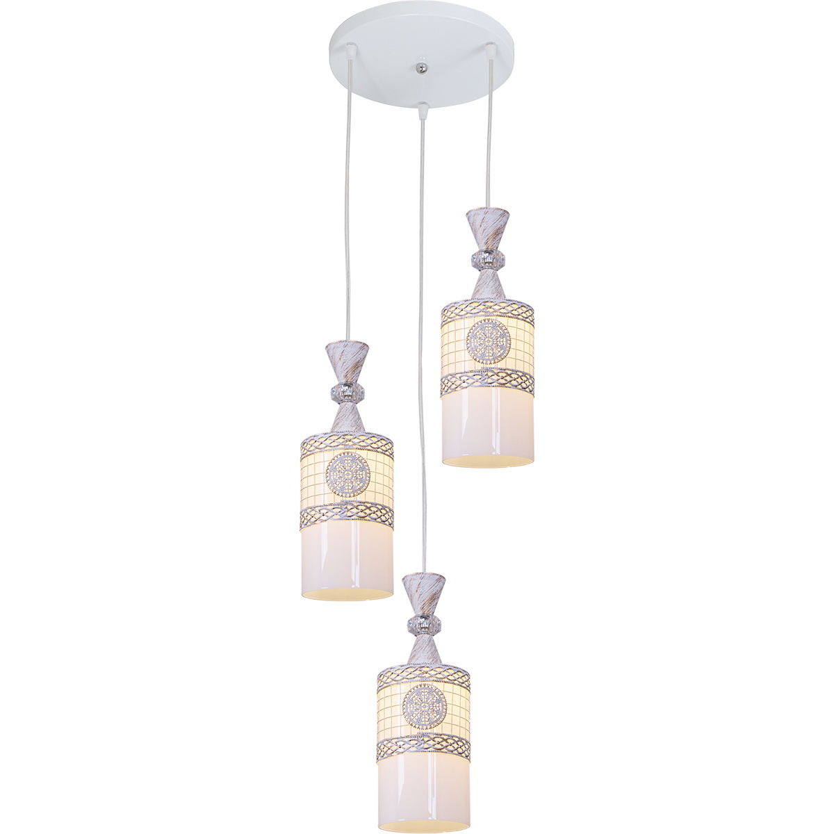 Подвесной светильник Reluce 03413-0 4-03 WH WH ⚡ — купить с доставкой ...