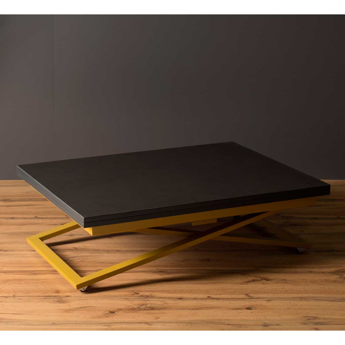 Стол-трансформер Levmar Compact P03/S90 Антрацит/золото 5954018201 ⚡ ...