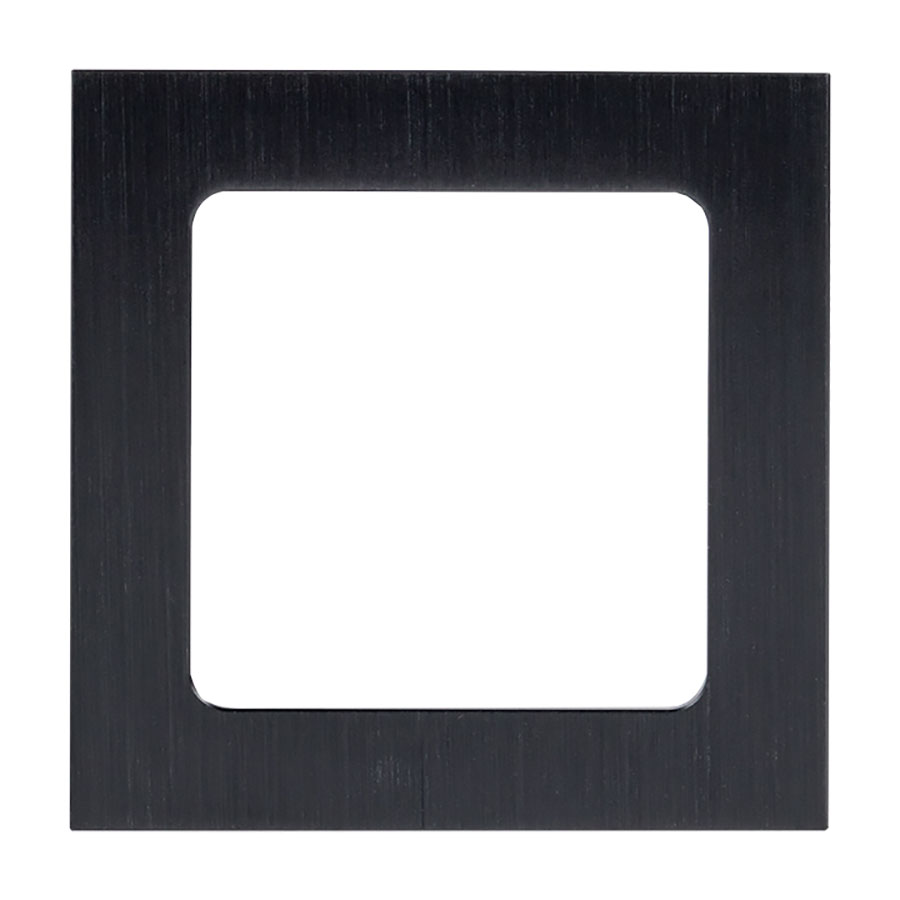 Стокгольм Рамка 1-местная металлическая черная EKF PROxima EZM-G-302-10 ⚡ — купить с доставкой ...