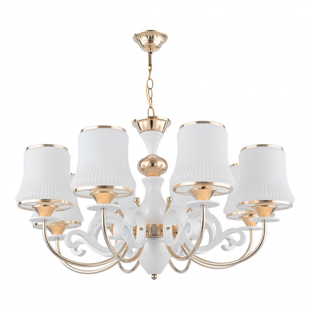 Подвесная люстра Arte Milano Florentia-1097 301097/8 Wh/Gd ⚡ — купить с ...