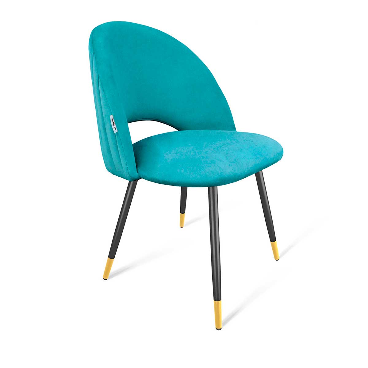 Офисный стул Sheffilton SHT-ST34-1/S95-1 голубая пастель/чёрный муар/золото 8778629302 ⚡ ...