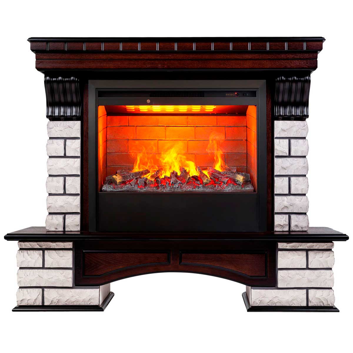 Электрокамин Realflame Country Rock 26 AO с очагом 3D Helios 26 346183 ...