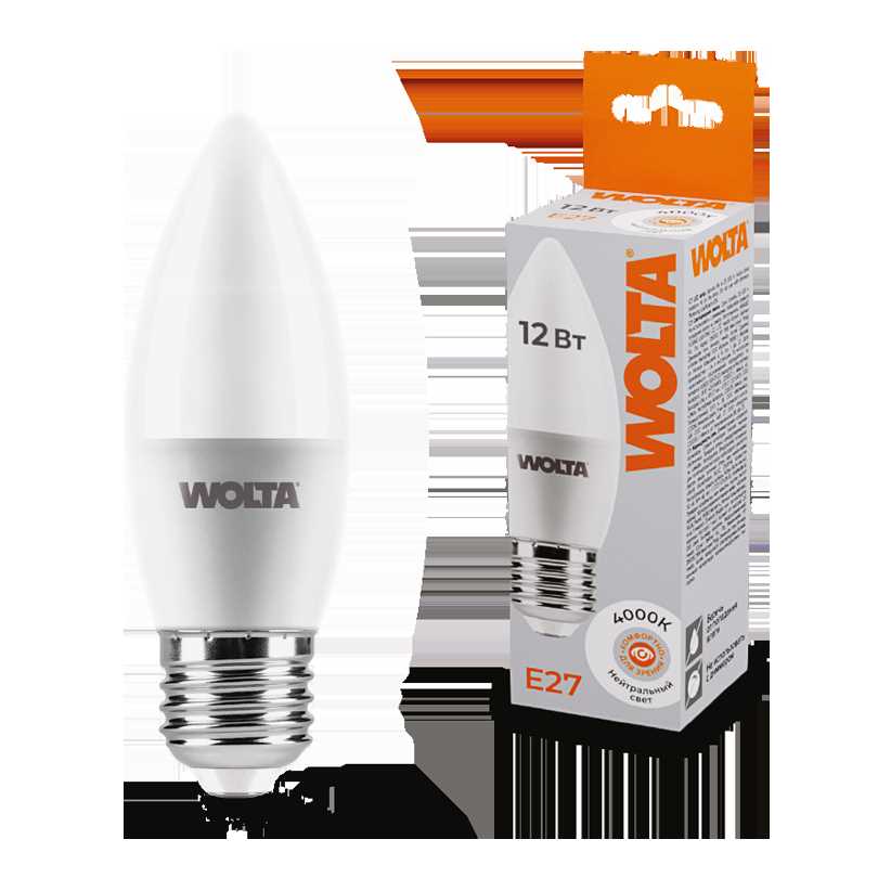 Светодиодная лампа WOLTA 25SC12E27 ⚡ — купить с доставкой по Москве и ...