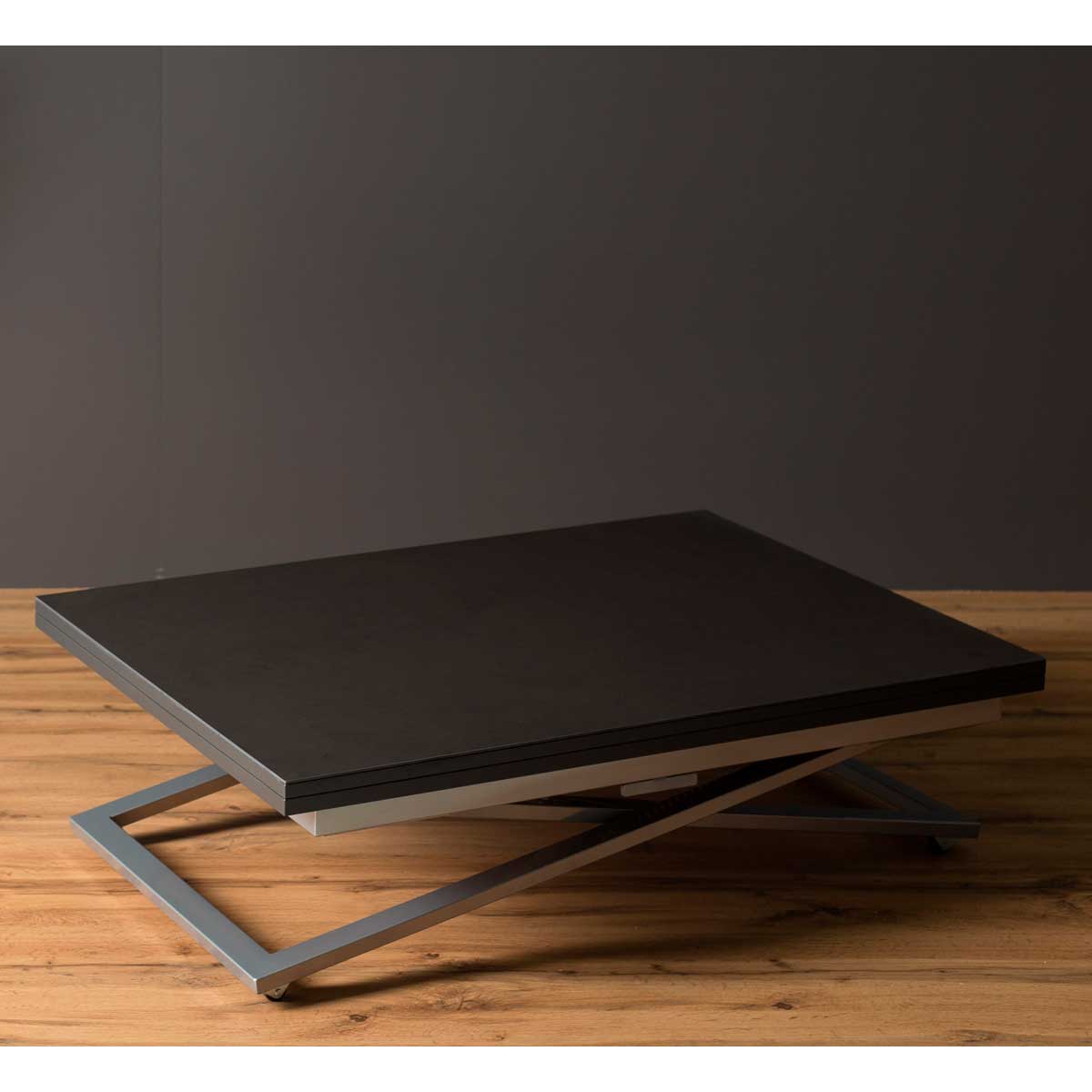 Стол-трансформер Levmar Compact P03/S59 Антрацит/серебро 6890988801 ⚡ ...