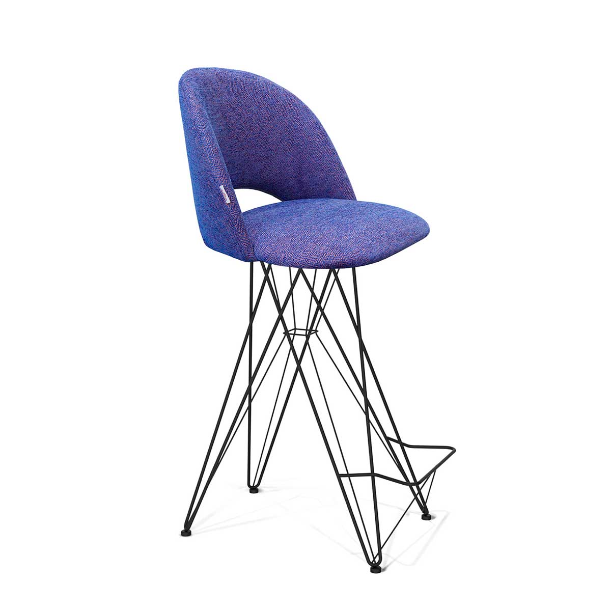 Барный стул Sheffilton SHT-ST34/S66 синий мираж/чёрный муар 7331042801 ⚡ - купить с доставкой по ...
