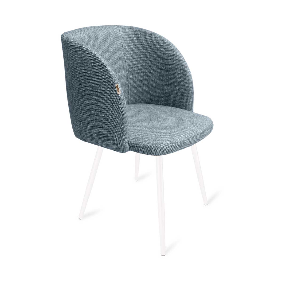 Кресло Sheffilton SHT-ST33/S95-1 синий лед/белый муар 7906171902 ⚡ — купить с доставкой по ...