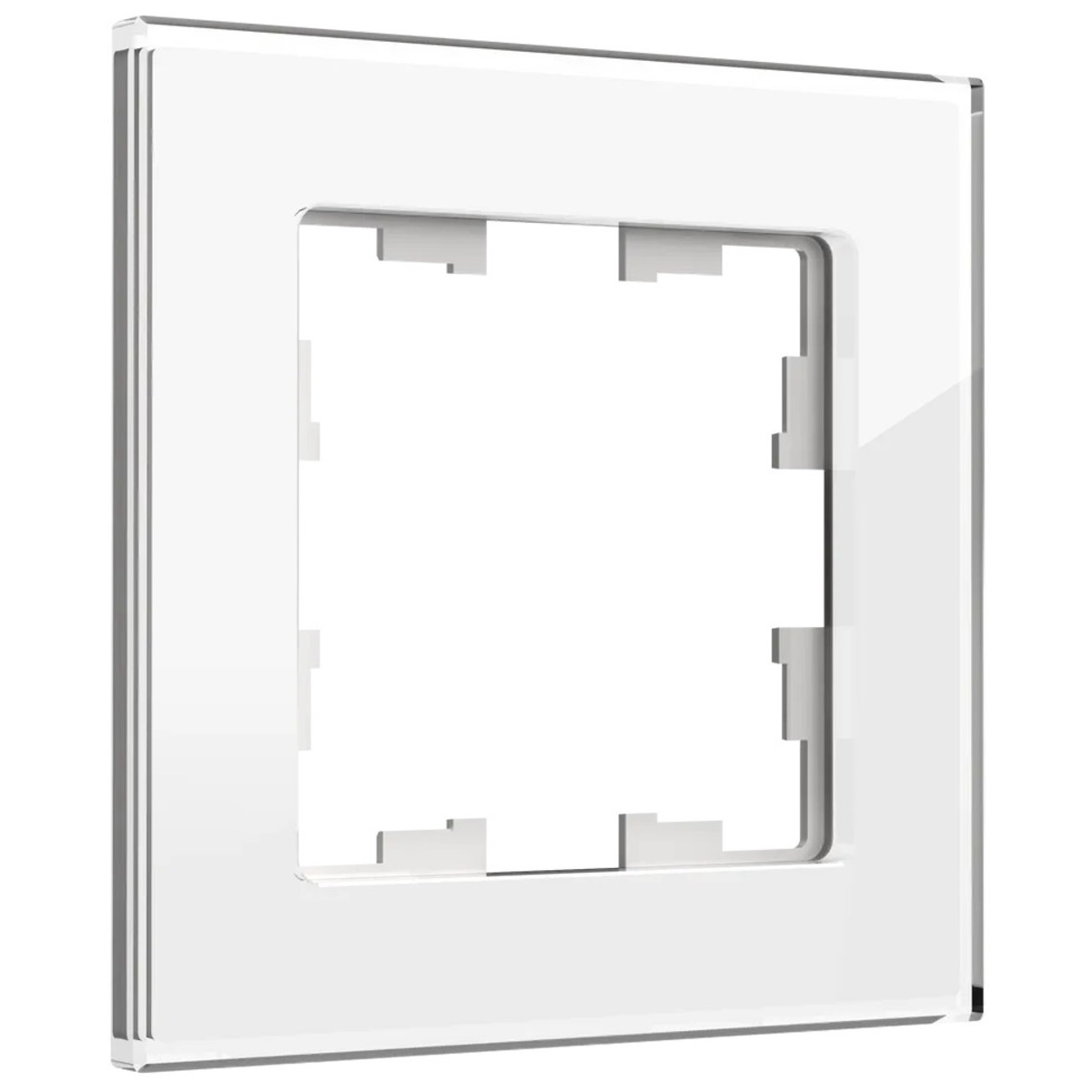 Рамка 1-постовая IEK Brite РУ-1-2-БрБ белая BR-M12-G-K01 ⚡ — купить с доставкой по Москве и ...