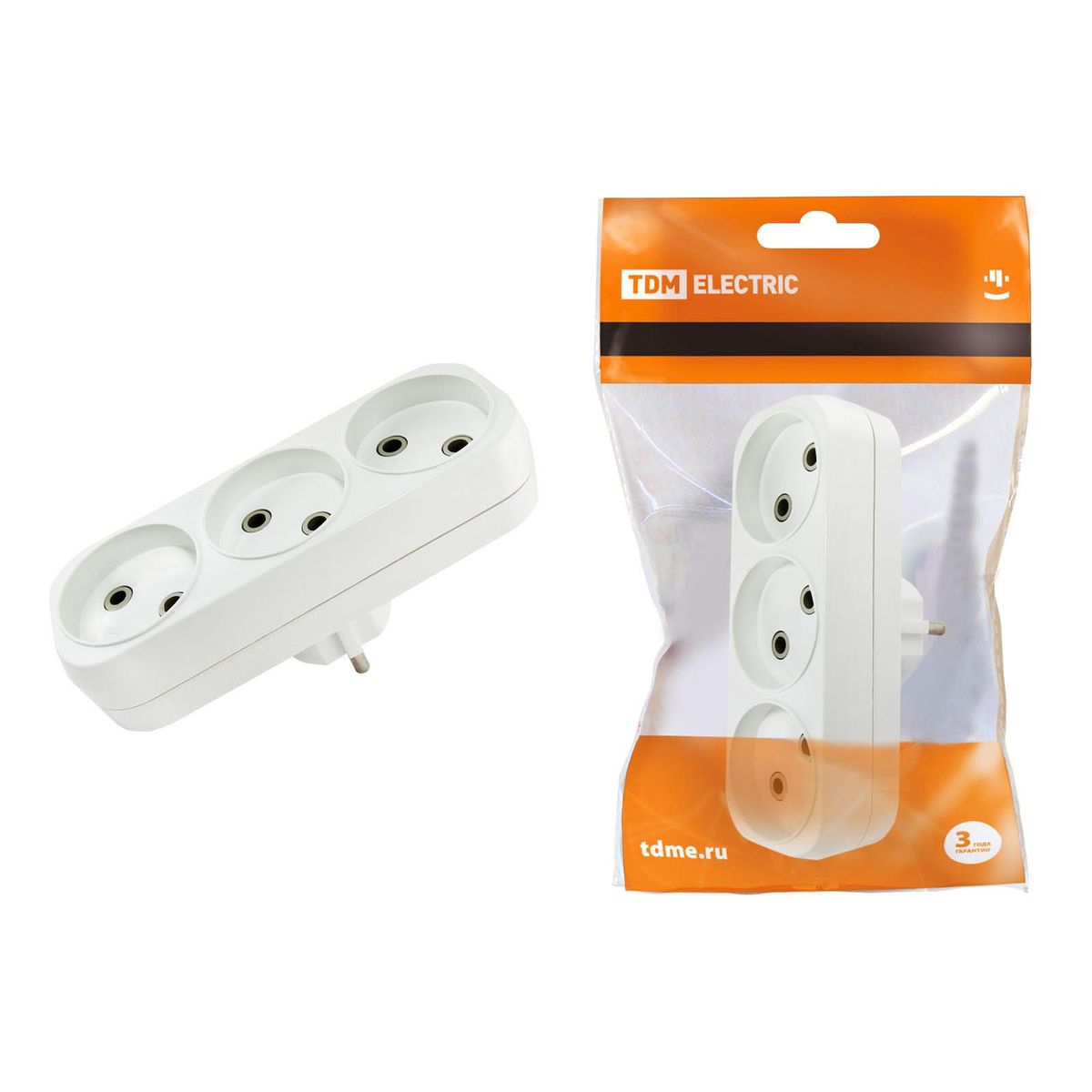 Сетевой разветвитель TDM Electric 3гн б/з SQ1806-0027 ⚡ - купить с ...