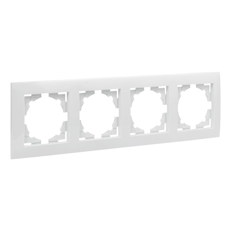 Валенсия рамка 4-местная белая EKF PROxima EWM-G-304-10 ⚡ — купить с доставкой по Москве и ...