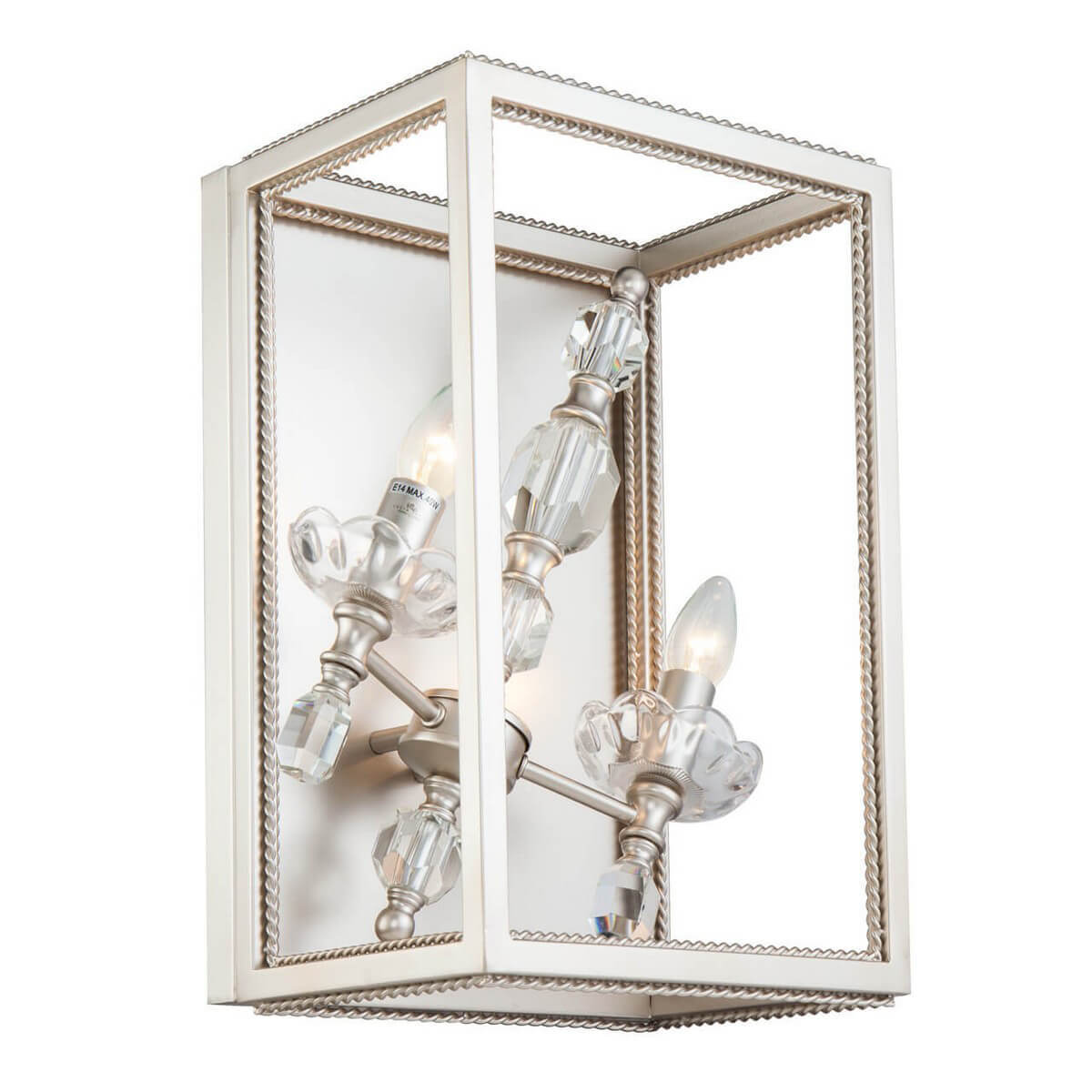 Бра Lucia Tucci Inessa W3850 2 Silver ⚡ — купить с доставкой по Москве ...