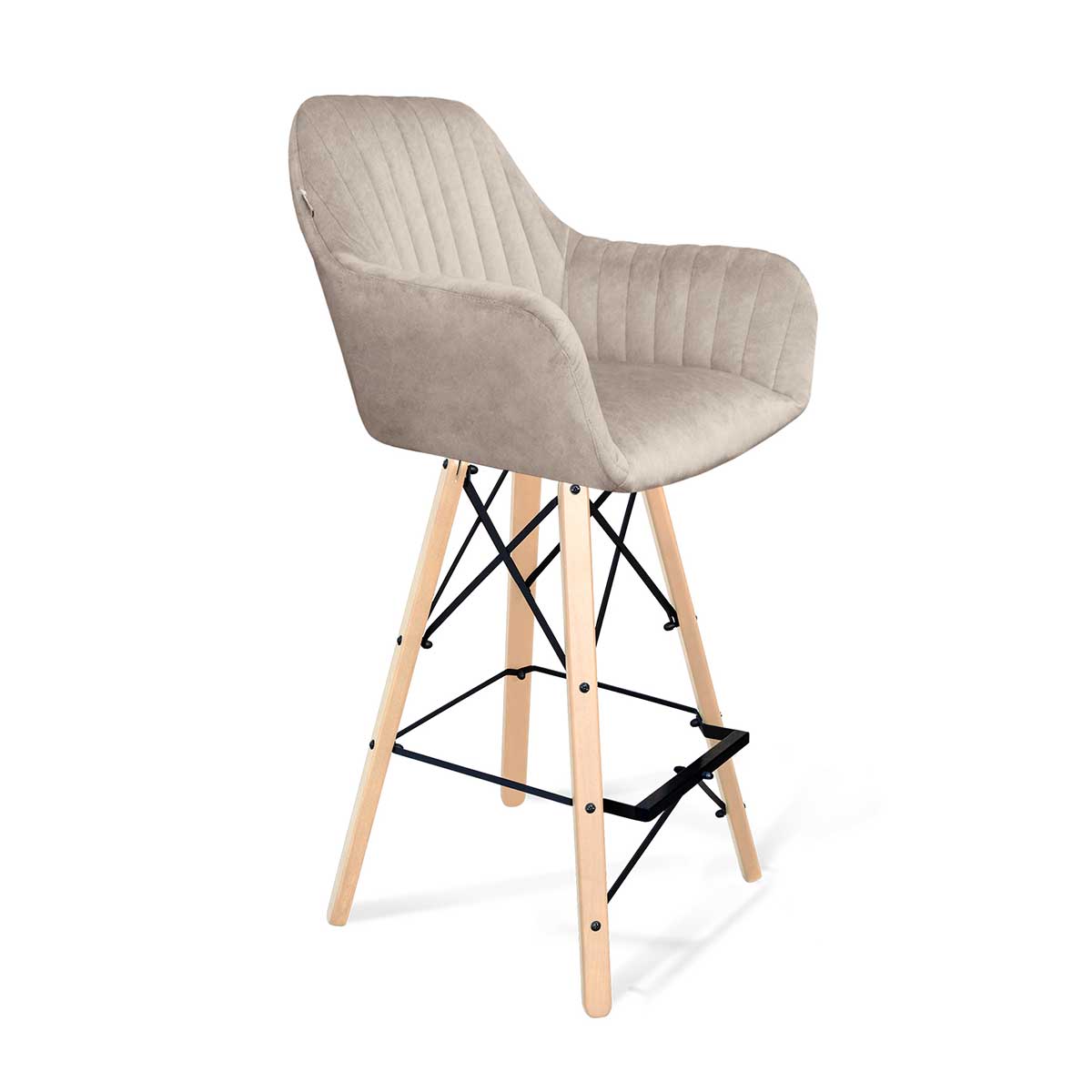 Барный стул Sheffilton SHT-ST38-1/S80 лунный мрамор/прозрачный лак/черный муар 7297204102 ⚡ ...