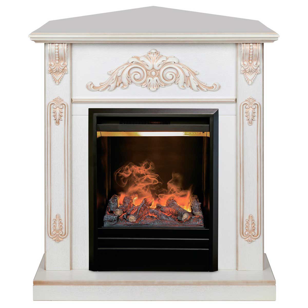 Электрокамин Realflame Anita Corner WT с очагом 3D Olympic 342022 ⚡ ...
