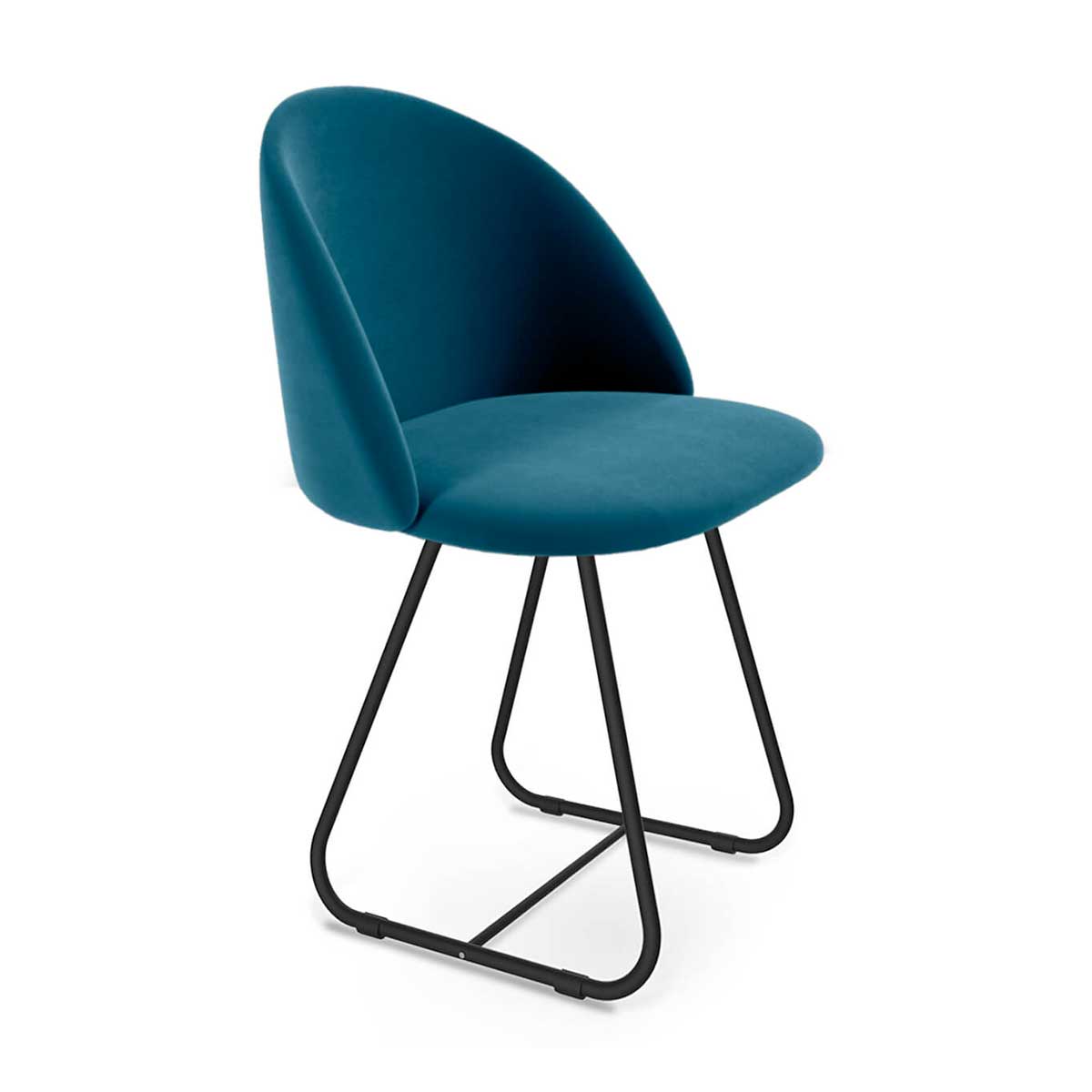 Стул Sheffilton SHT-ST35/S38 тихий океан/черный муар 8937123203 ⚡ — купить с доставкой по Москве ...