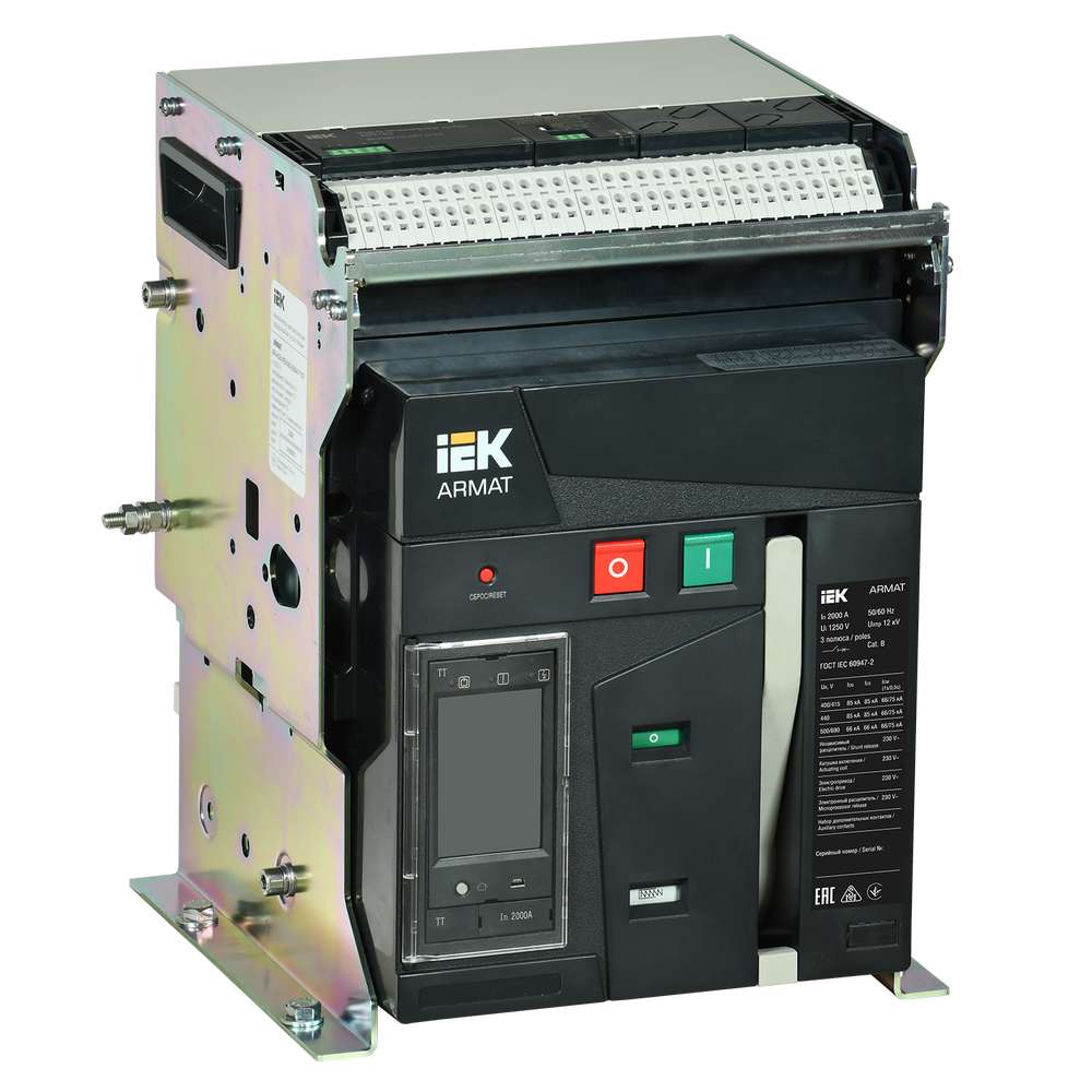 AR-A2S TT20 3P F HR Выключатель автоматический воздушный 85кА IEK AR ...