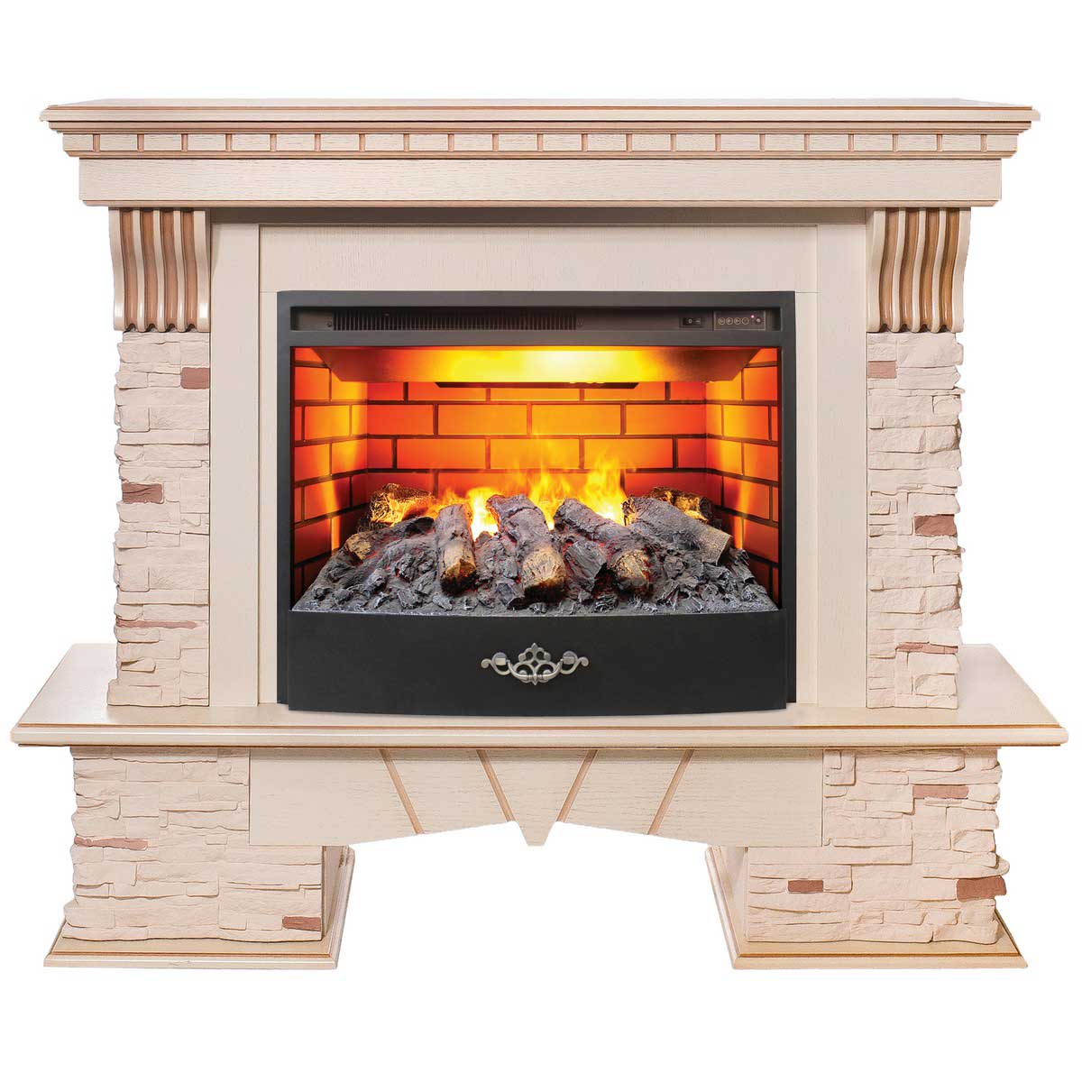 Электрокамин Realflame Sorento 25,5/26 WT с очагом 3D Firestar 25,5 344180 ⚡ - купить с ...