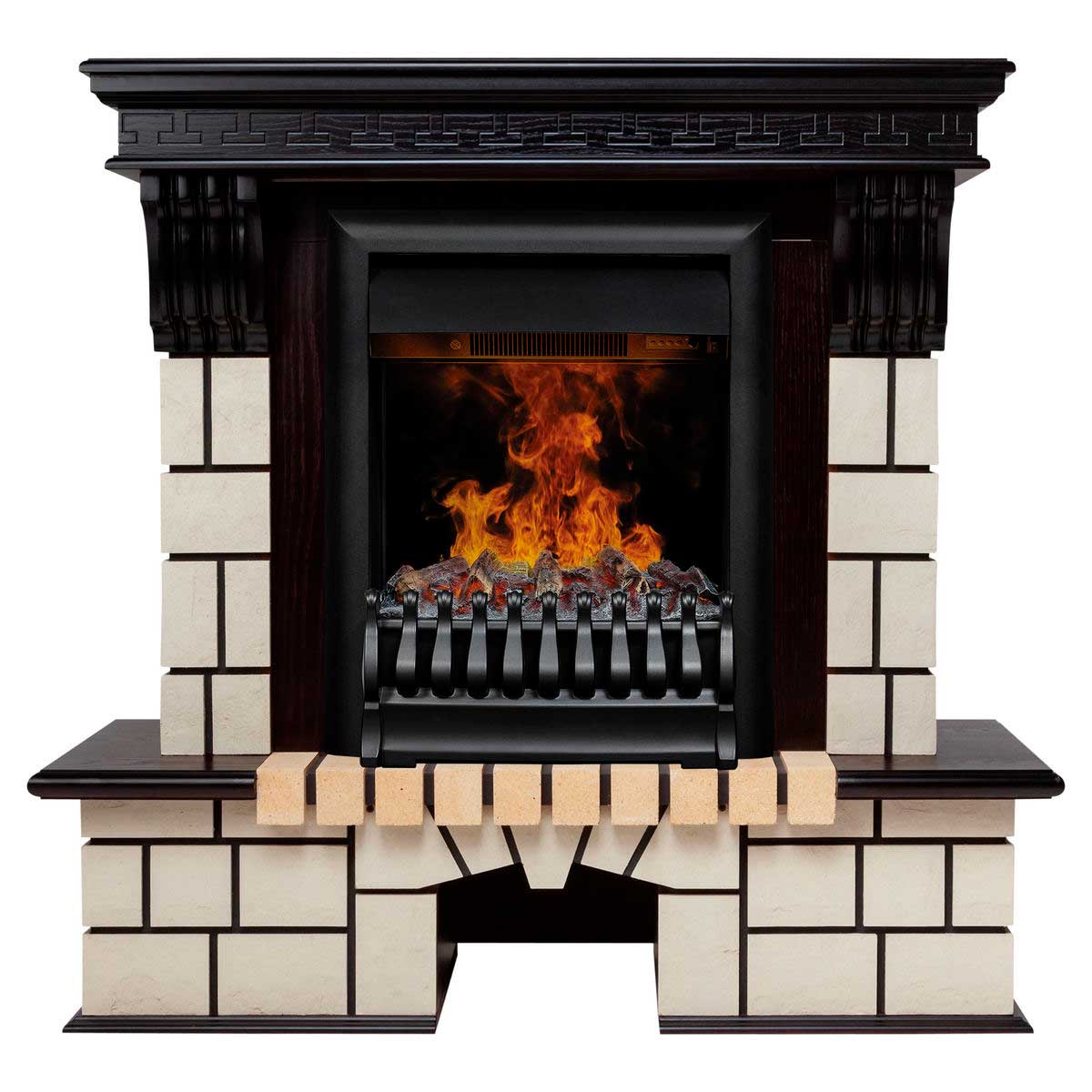 Электрокамин Realflame Stone STD AO с очагом Oregan 343369 ⚡ - купить с ...