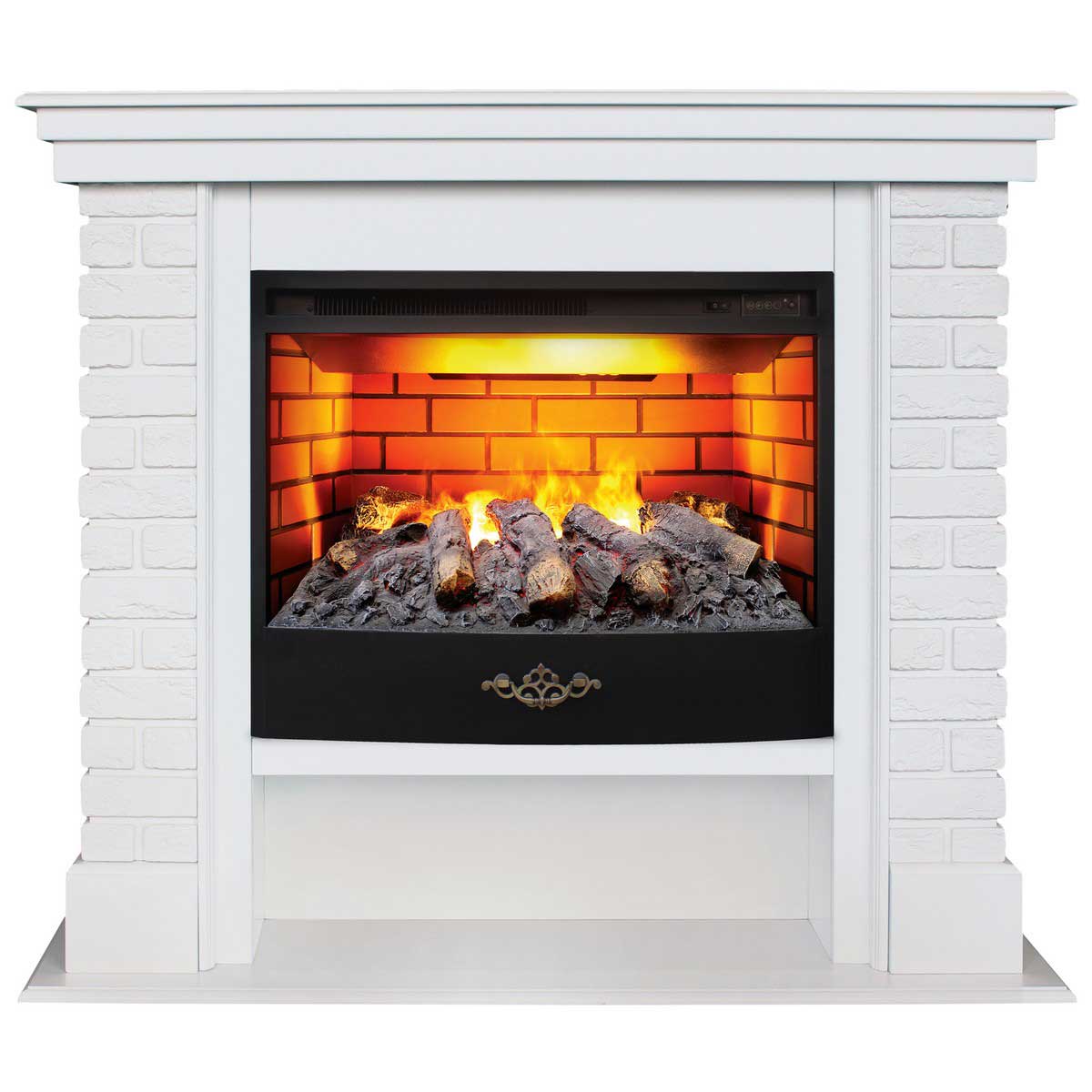 Электрокамин Realflame Brixton 25,5 WT с очагом 3D Firestar 25,5 344295 ...