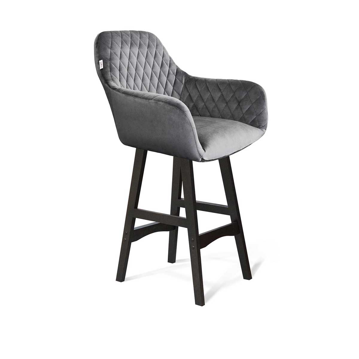 Полубарный стул Sheffilton SHT-ST38/S65-1 угольно-серый/венге 9241008901 ⚡ — купить с доставкой ...