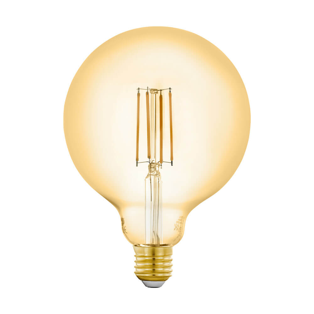 Лампа светодиодная филаментная диммируемая Eglo E27 6W 2200K золотистая ...