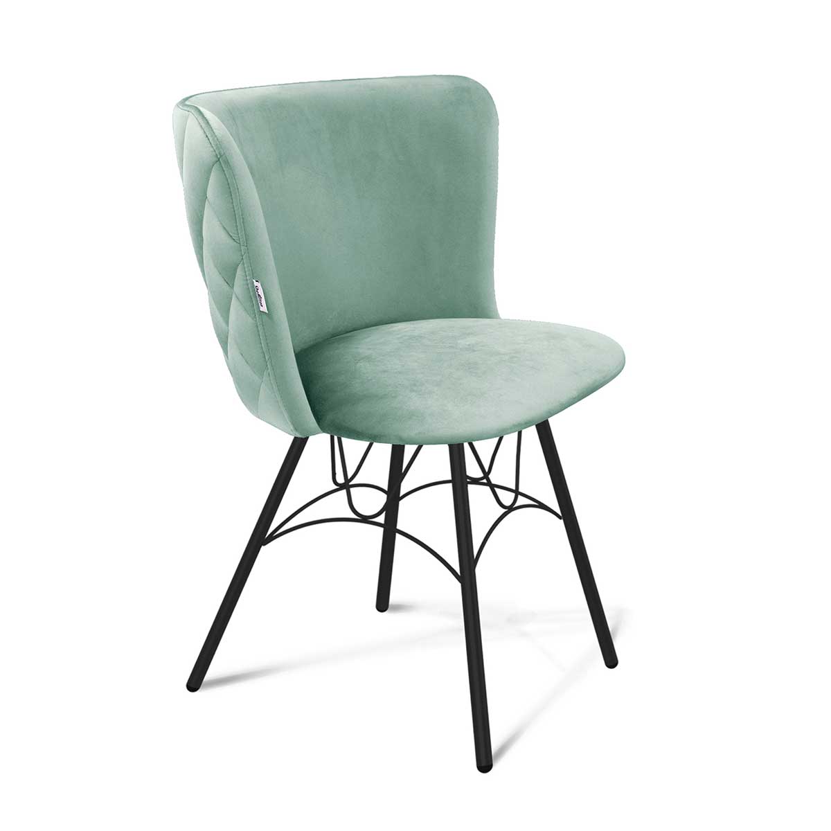 Кухонный стул Sheffilton SHT-ST36-3/S107 нежная мята/черный муар 9834564502 ⚡ - купить с ...