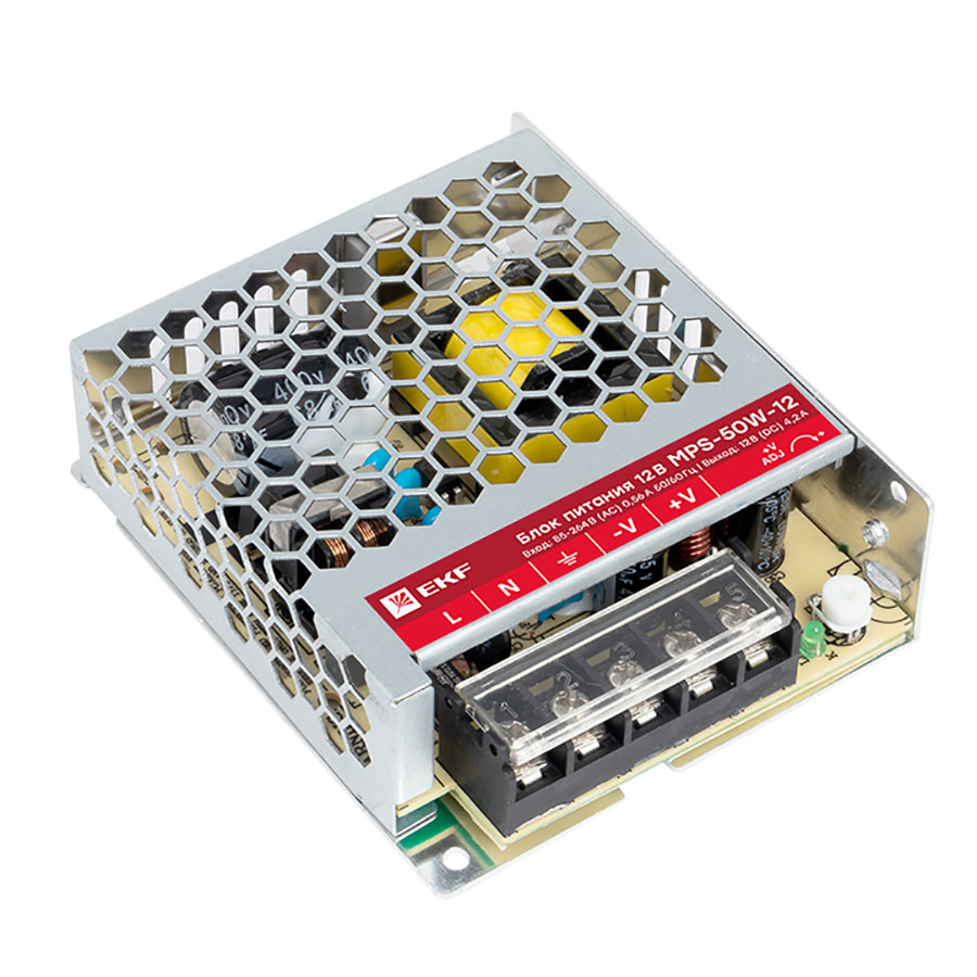 Блок питания 12В MPS-50W-12 EKF Proxima mps-50w-12 ⚡ - купить с ...
