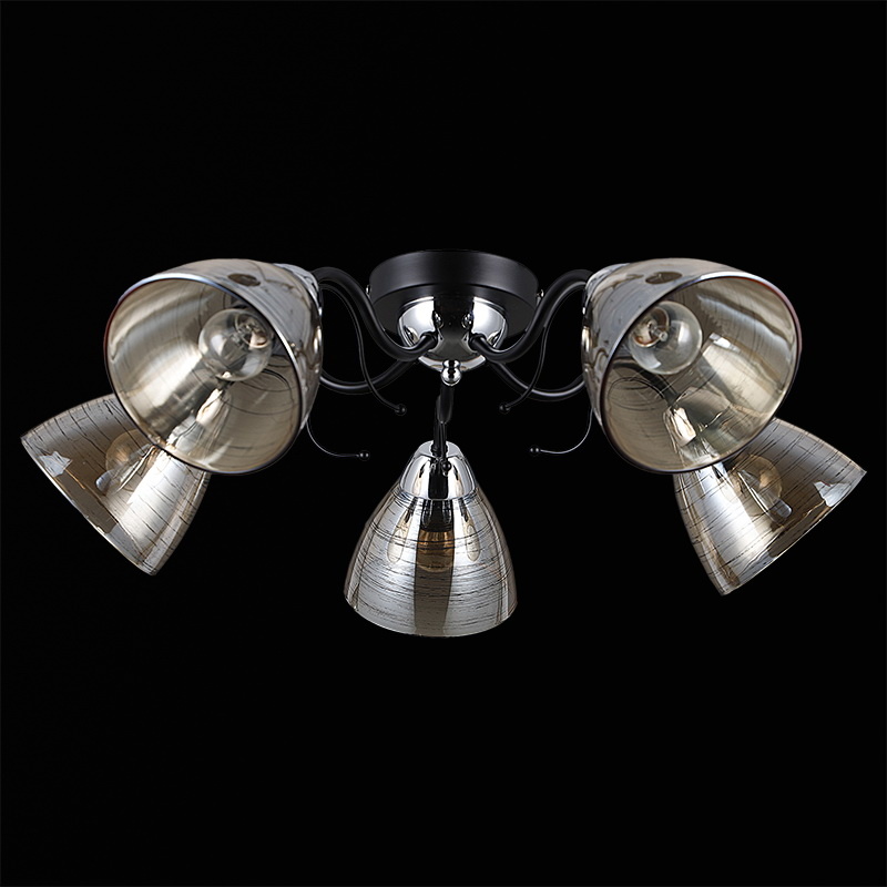 Потолочная люстра Illumico IL9891-5CSQ-79 CR BK ⚡ — купить с доставкой ...