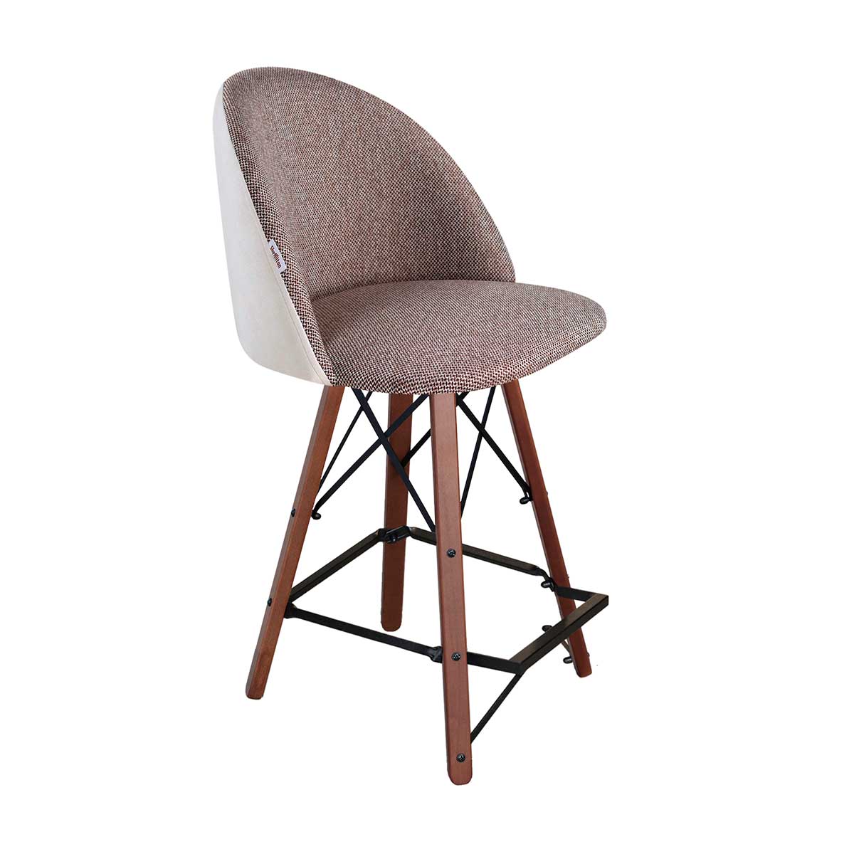 Полубарный стул Sheffilton SHT-ST35-3/S80-1 тростниковый сахар/зефирный/темный орех/черный ...