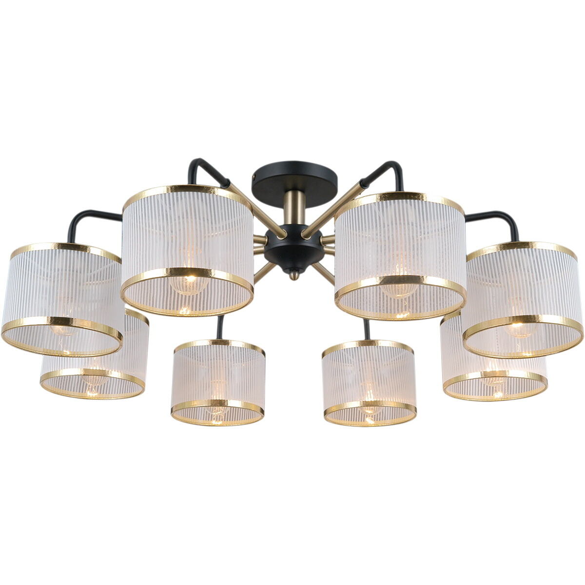 Потолочная люстра Illumico IL0337-8CSQ-79 BK AB ⚡ — купить с доставкой ...