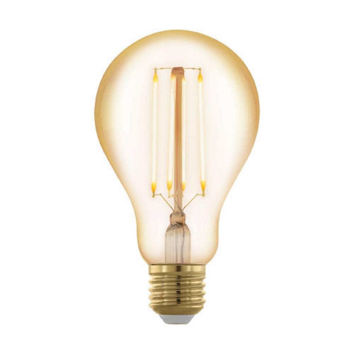 Лампа светодиодная филаментная диммируемая Eglo E27 4W 2200К янтарь ...