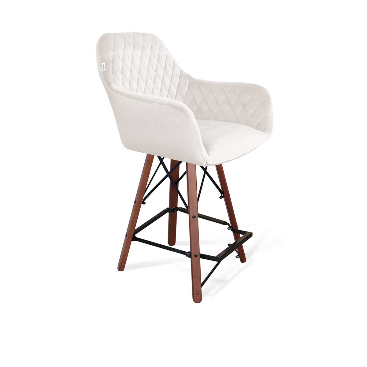 Полубарный стул Sheffilton SHT-ST38/S80-1 зефирный/темный орех/черный 2183240701 ⚡ — купить с ...