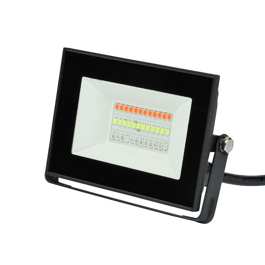 Прожектор светодиодный Uniel 20W ULF-F60-20W/RGB IP65 200-240В Black UL ...