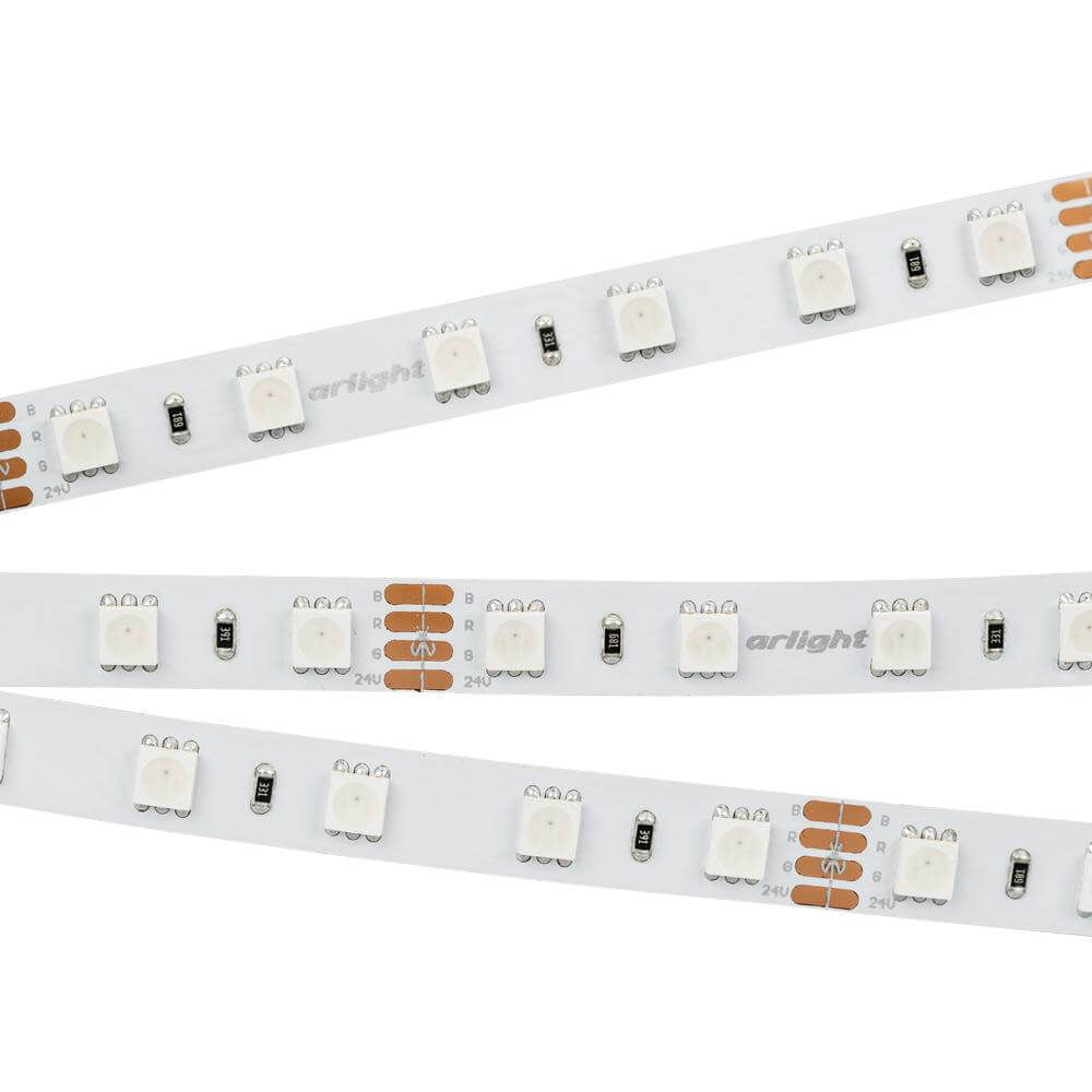 Светодиодная лента Arlight 14,4W/m 60LED/m 5060SMD RGB 5M 010367 B ⚡ ...
