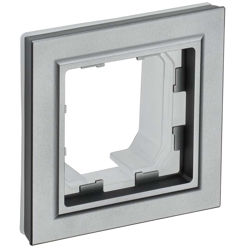 BRITE Рамка 1-местная IP44 РУ-1-БрС-44 сталь IEK BR-M12-44-K46 ⚡ — купить с доставкой по Москве ...