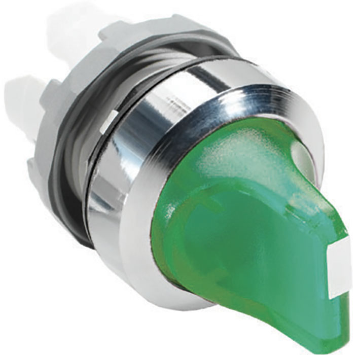 Переключатель M3SS1-21G короткая ручка зеленый 3-х позиционный с ...