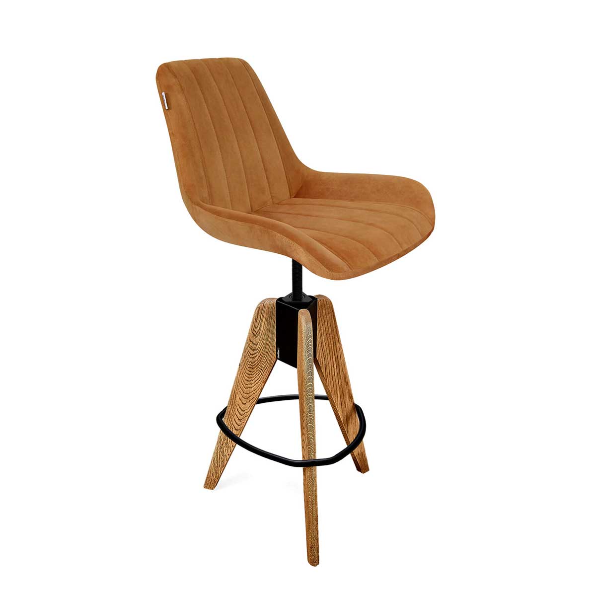 Барный стул Sheffilton SHT-ST37/S92 горчичный/корич брашир /черный муар 9738361402 ⚡ — купить с ...