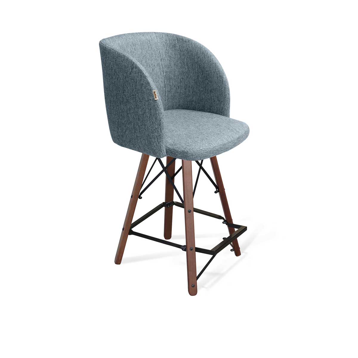 Полубарный стул Sheffilton SHT-ST33/S80-1 синий лед/темный орех/черный 7830579601 ⚡ — купить с ...