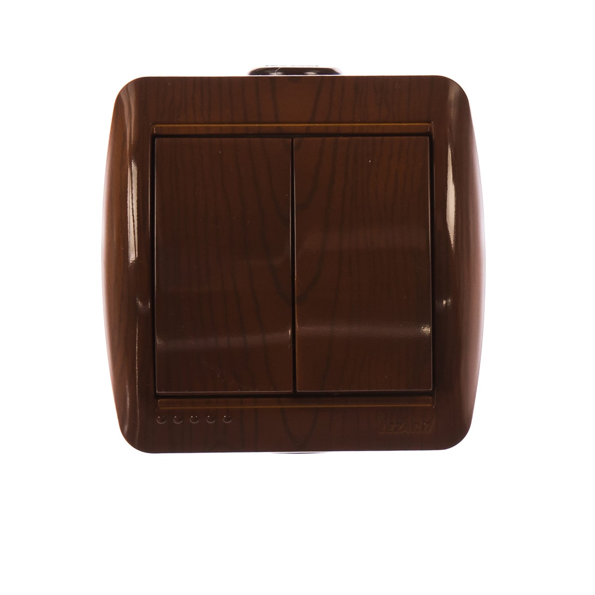 Выключатель двойной Lezard Nata сосна 710-0800-101 ⚡ — купить с доставкой по Москве и России в ...