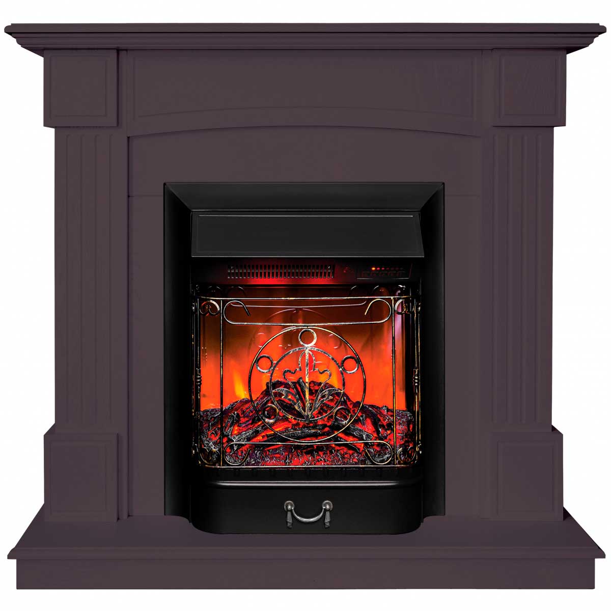 Электрокамин Realflame ANDREA STD GR с очагом Majestic Lux Black RC ...