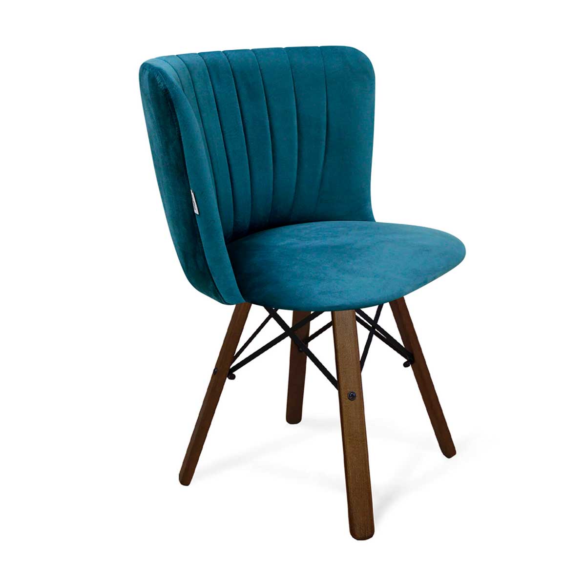 Кухонный стул Sheffilton SHT-ST36-1/S70 тихий океан/темный орех/чёрный муар 8904543301 ⚡ ...