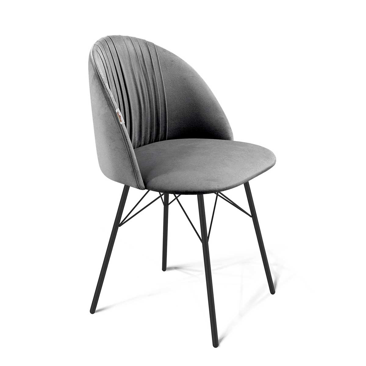 Стул Sheffilton SHT-ST35-1/S64 угольно-серый/черный муар 6823423403 ⚡ — купить с доставкой по ...