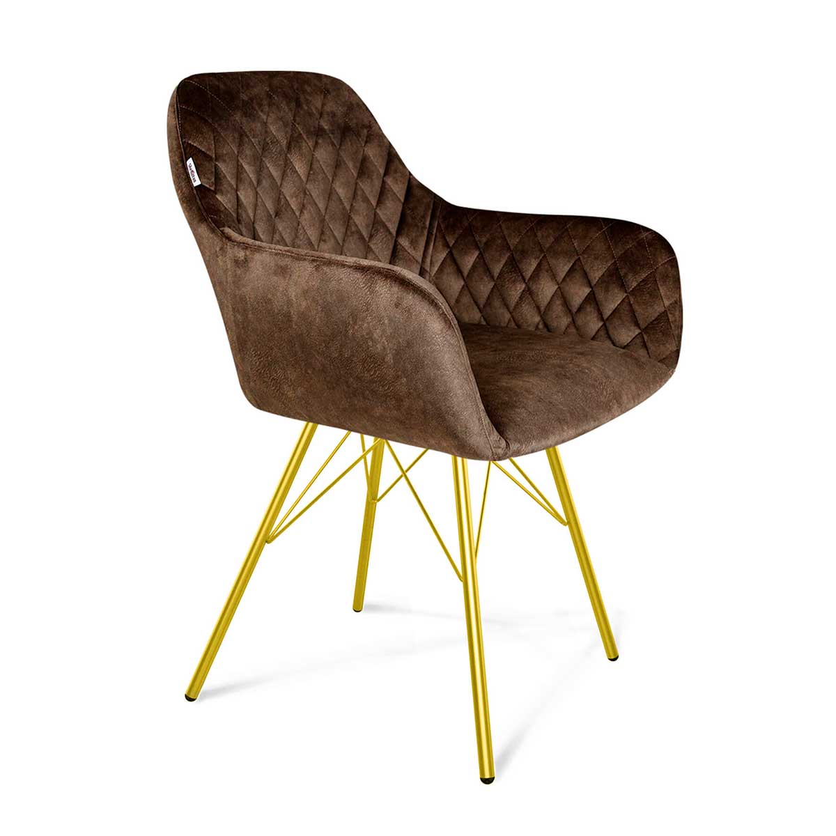 Кресло Sheffilton SHT-ST38/S37 кофейный трюфель/золото 6736291110 ⚡ - купить с доставкой по ...