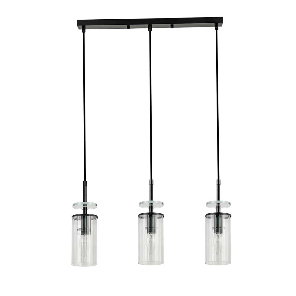 Подвесной светильник ЭкономСвет 11014/3L MBK CL ⚡ - купить с доставкой ...