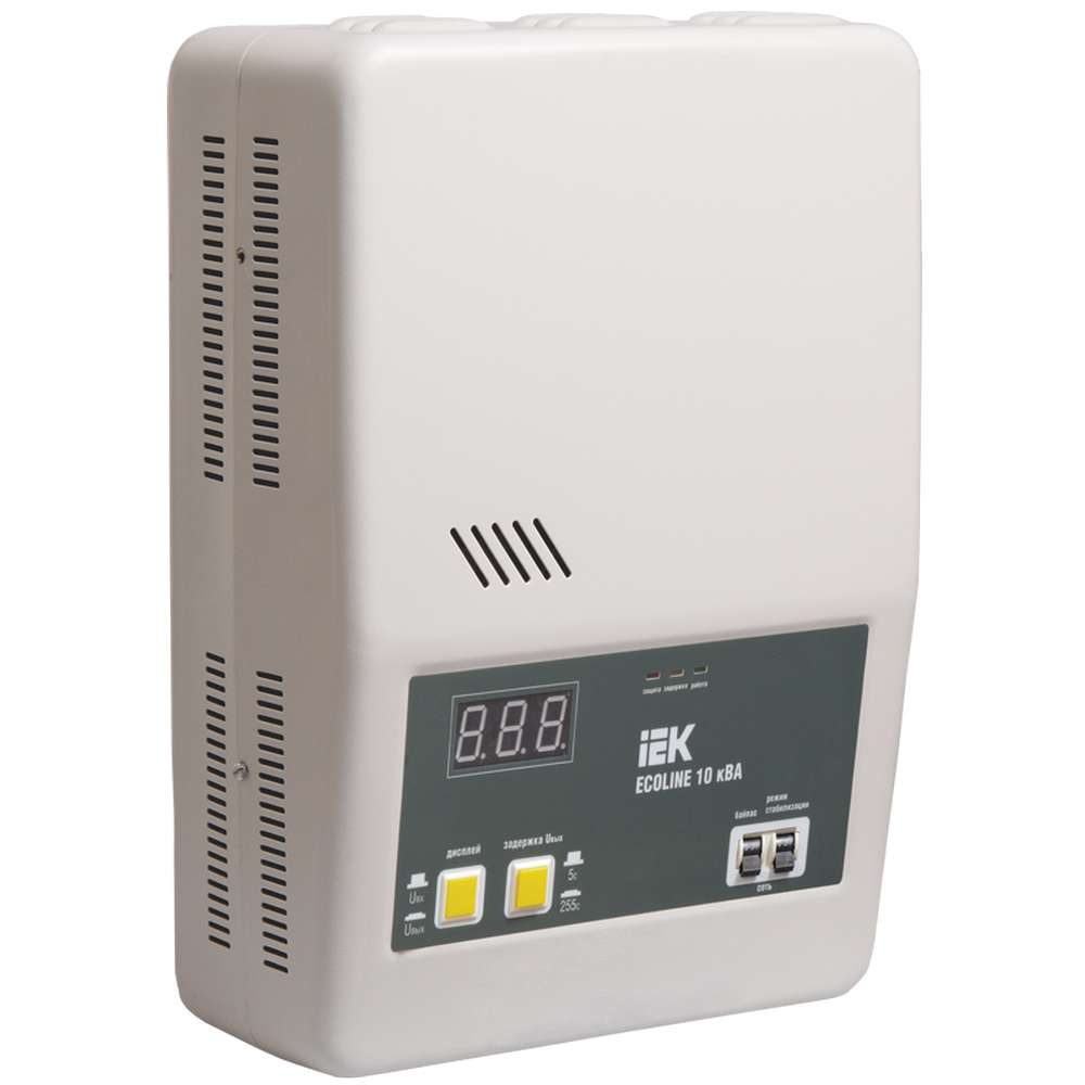 Стабилизатор напряжения настенный серии Ecoline 10 кВА IEK IVS27-1-10000 ⚡ — купить с доставкой ...