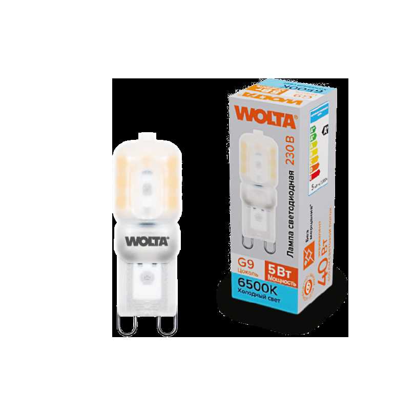 Светодиодная лампа WOLTA WSTD-JCD-5W6KG9-P ⚡ — купить с доставкой по Москве и России в интернет ...