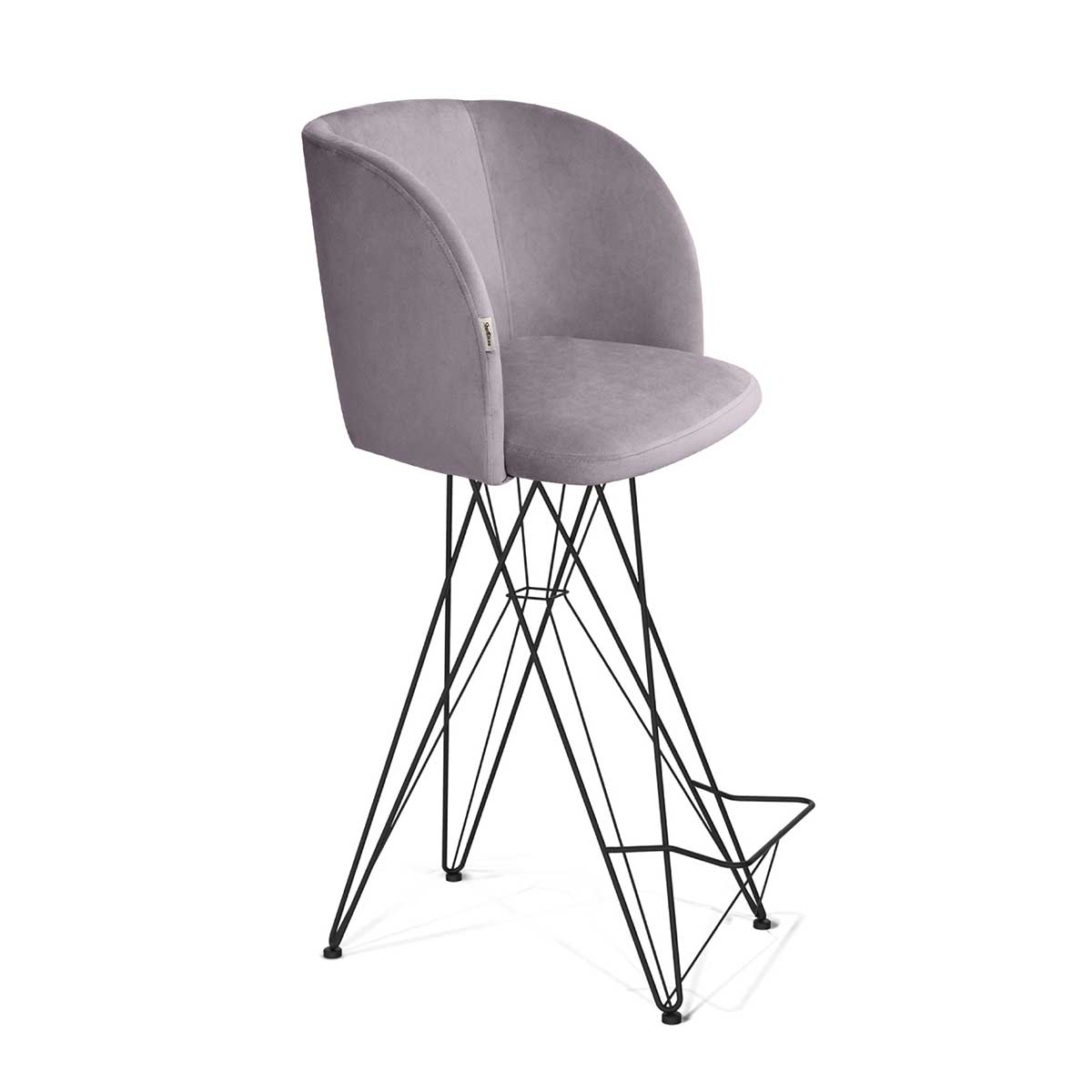 Стул барный Sheffilton SHT-ST33/S66 сиреневая орхидея/черный муар 3782870102 — купить в интернет ...