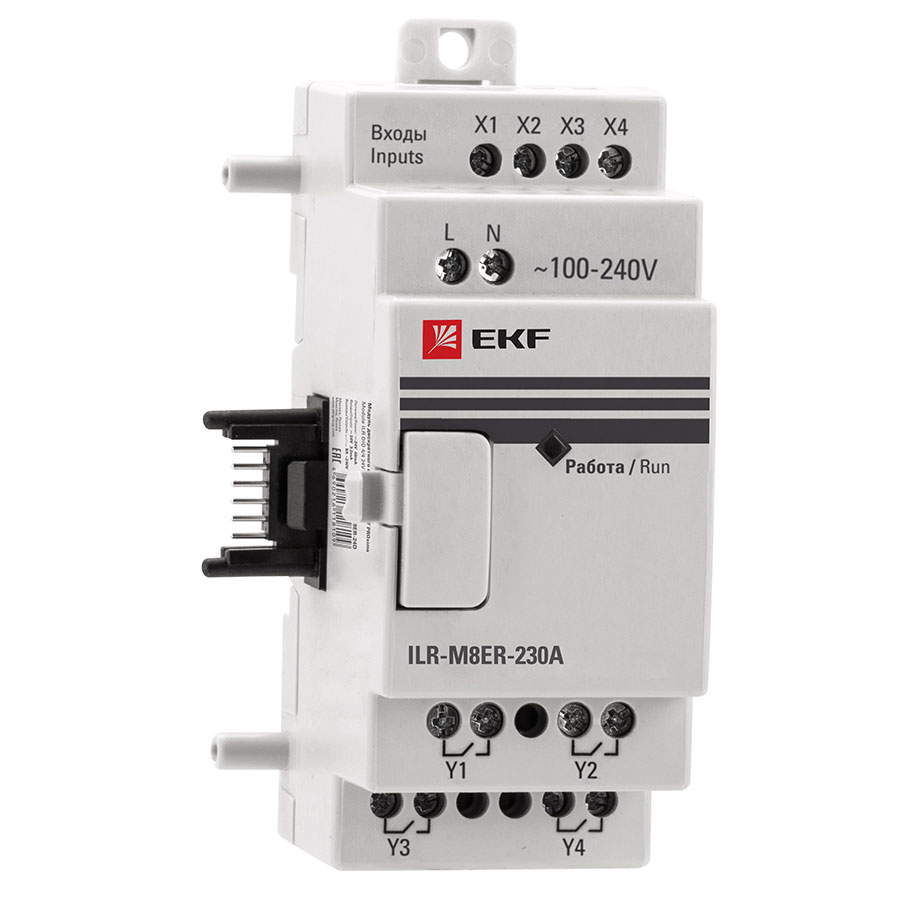 Модуль дискретного в/в 4/4 230В PRO-Relay EKF PROxima ILR-M8ER-230A ⚡ ...