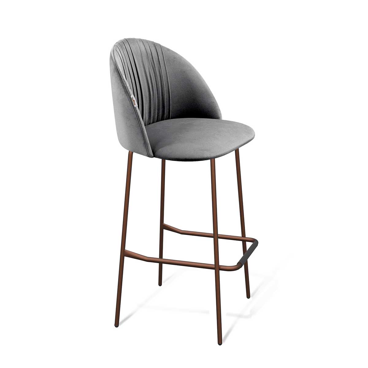 Барный стул Sheffilton SHT-ST35-1/S29 угольно-серый/медный металлик 3514032103 ⚡ — купить с ...