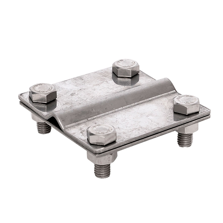 Зажим заземлитель 20 - полоса 50 пластина 70 80мм Ni EKF PROxima lp ...