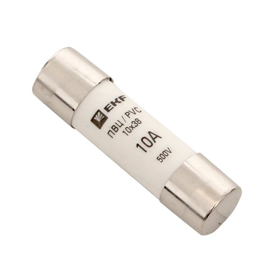 Плавкая вставка цилиндрическая ПВЦ 10х38 10А EKF PROxima pvc-10x38-10 ⚡ ...